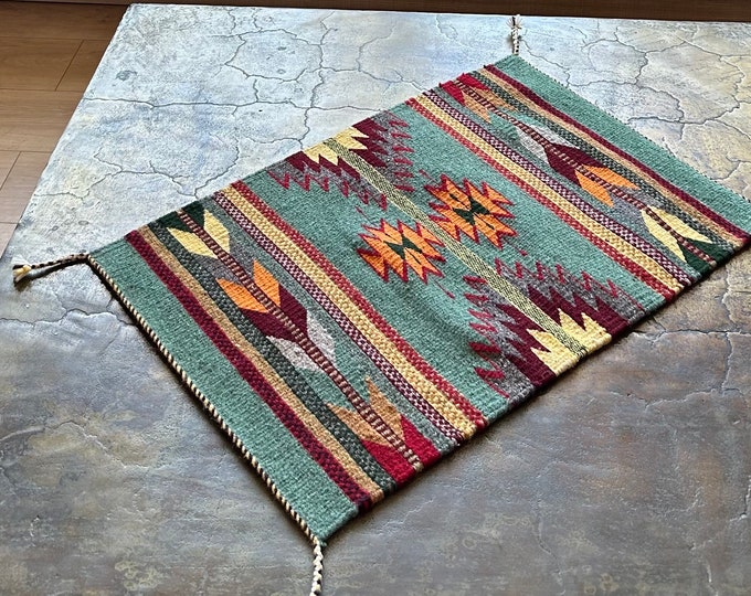 Authentic High Quality Zapotec, Design Relámpago (lighting) Handwoven ...