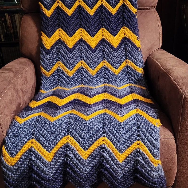 Ripple Afghan - Etsy