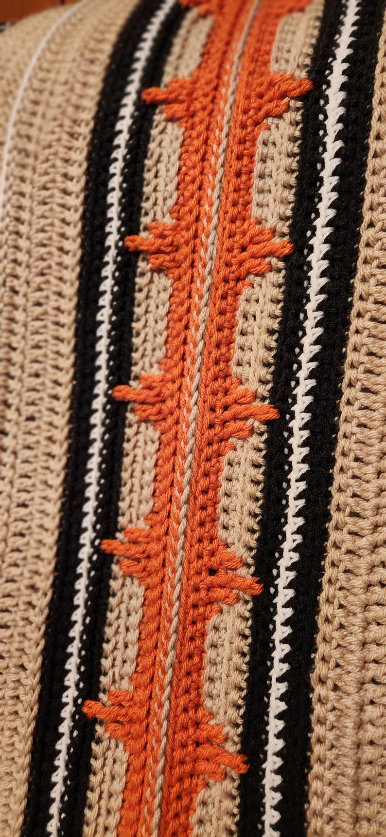 Indian Summer Full Size Crochet Afghan - Etsy