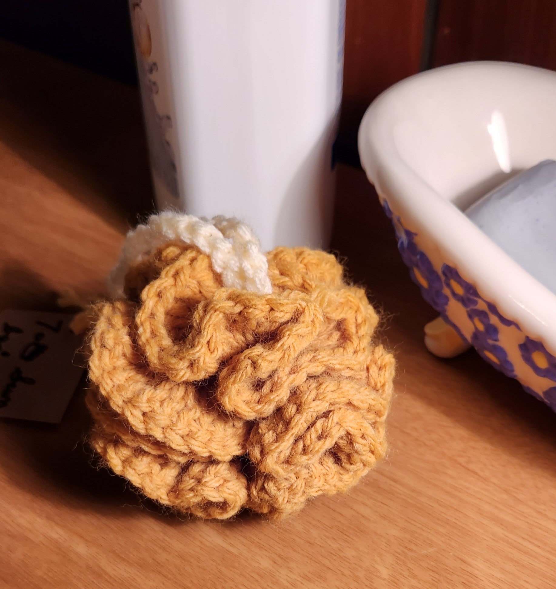 Small Loofa Pouf Crochet - Etsy