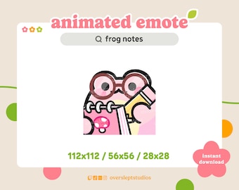 ANIMATED Tuck Frog Emote for Twitch and Discord, Frog Emote, Goodnight ...