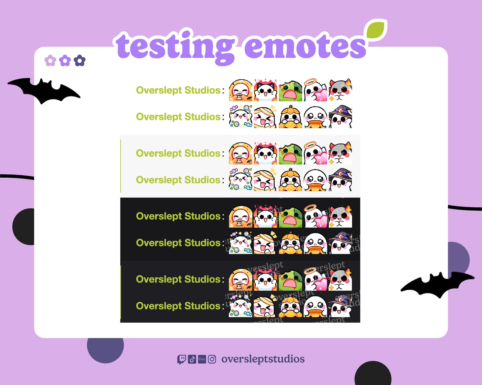 10 Halloween Ghost Emotes Pack for Twitch and Discord, Spooky Twitch ...