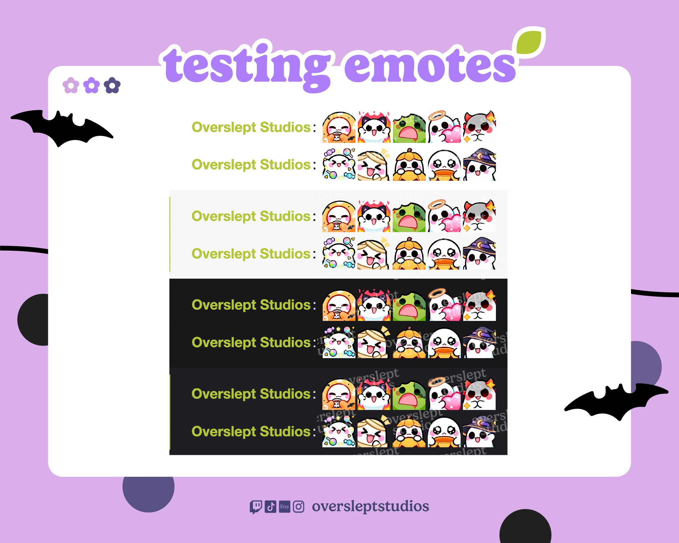 10 Halloween Ghost Emotes Pack for Twitch and Discord, Spooky Twitch ...
