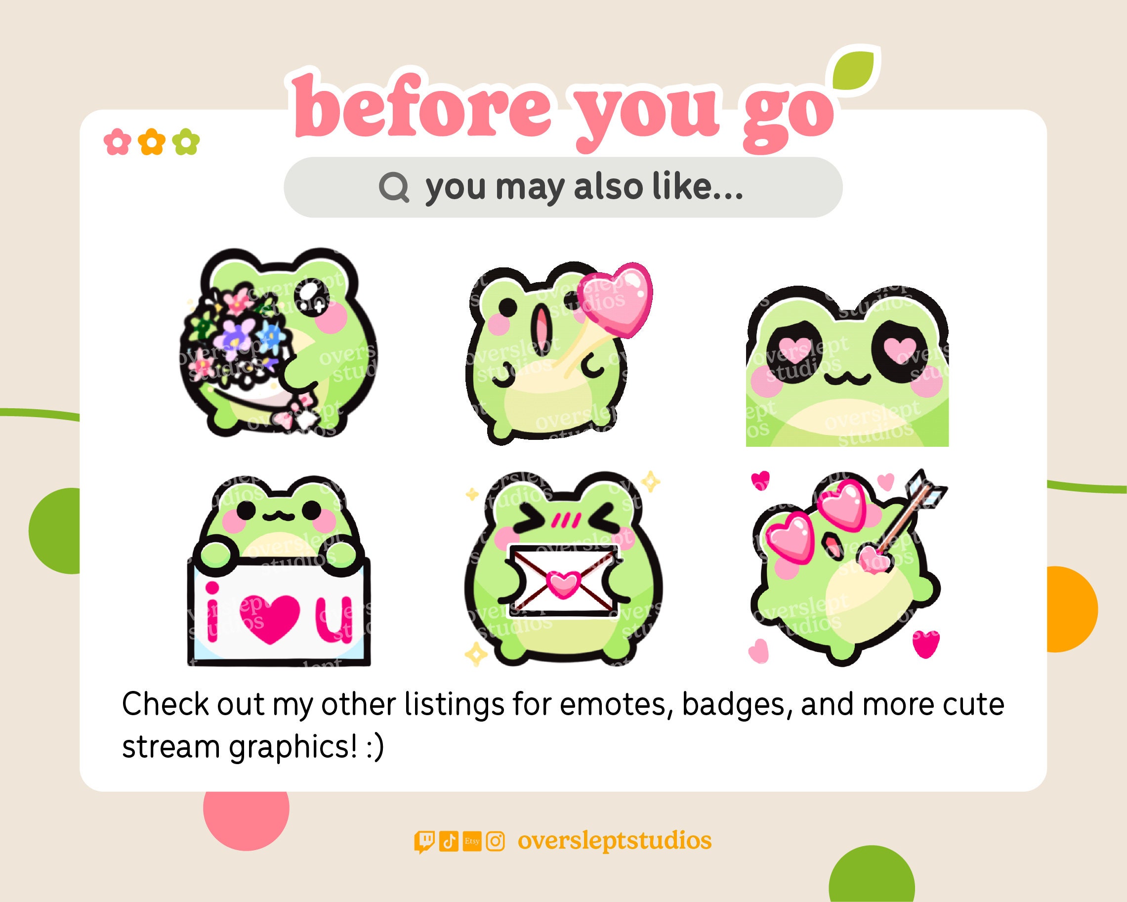 ANIMATED Frog Love Emote for Twitch and Discord, Valentines Day Emotes ...