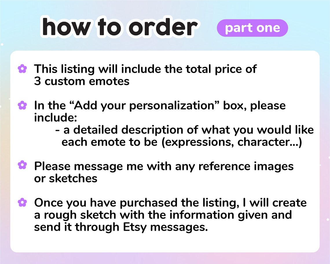 Custom Twitch Emotes Three Emotes Art Commission Discord - Etsy