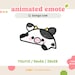 ANIMATED Bongo Cow Emote for Twitch and Discord, Bongo Cat Emote ...
