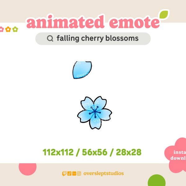 Sakura Emotes - Etsy