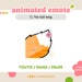 ANIMATED Fox Tail Wag Emote for Twitch and Discord, Tail Emote ...