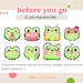 8 Frog Badges for Twitch and Discord, Frog Emotes, Twitch Badges ...