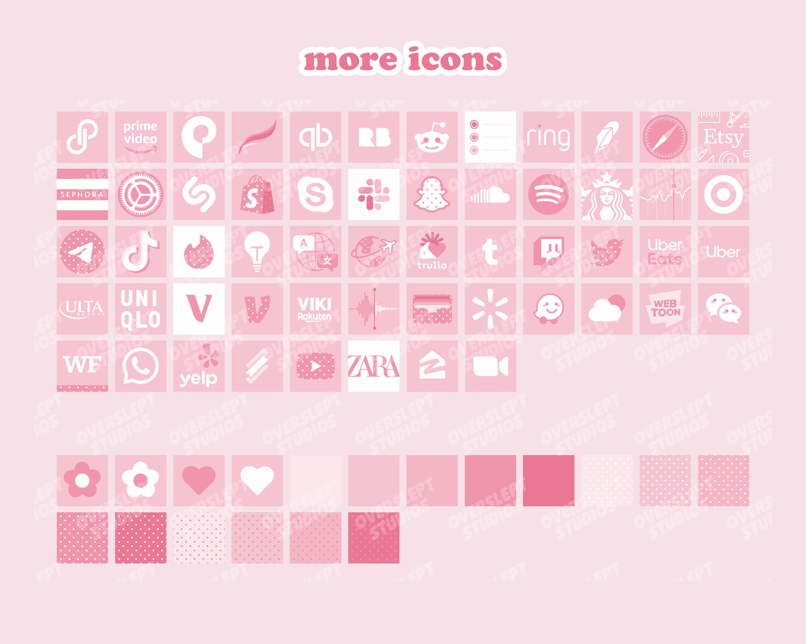 Pink Polka Dots App Icons Pack Pink Icons Cute App Icons - Etsy