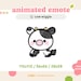 ANIMATED Cow Wiggle Emote for Twitch and Discord, Cow Emote, Wiggle ...