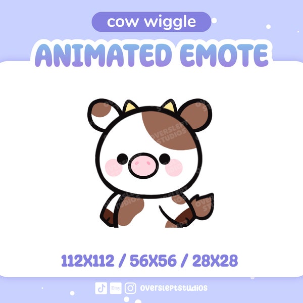 Cow Discord Emote - Etsy