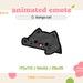 ANIMATED Black Bongo Cat Emote for Twitch and Discord, Bongo Cat Emote ...