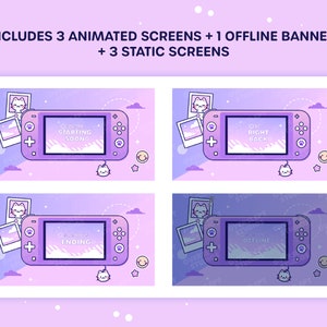 ANIMATED Twitch Overlay, Lofi Switch Desk, Twitch Screens, Twitch ...