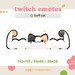 Buff Cat Emote Pack for Twitch and Discord, Calico Cat Twitch Emotes ...