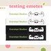 Buff Ghost Emote Pack for Twitch and Discord, Ghost Twitch Emotes ...