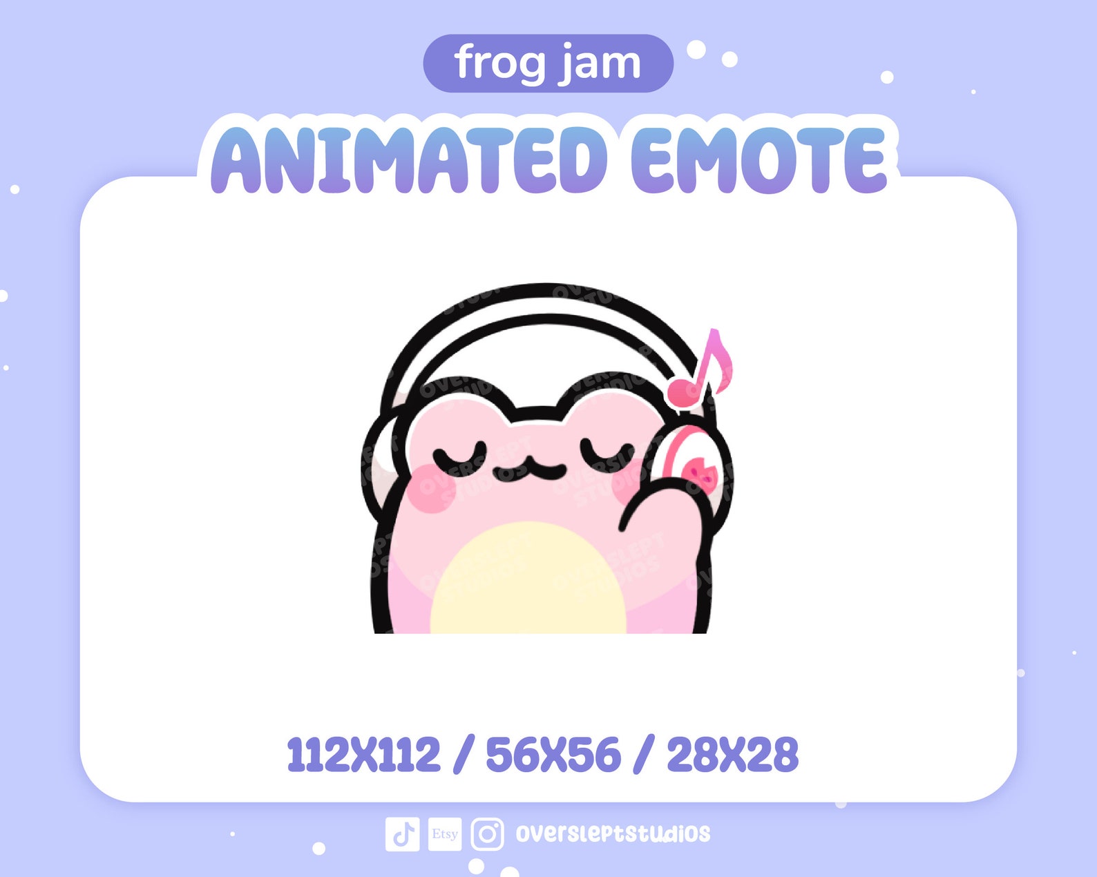 ANIMATED Frog Jam Emote for Twitch and Discord Frog Emote - Etsy