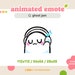 ANIMATED Calico Cat Head Pat Emote for Twitch and Discord, Cat Emote ...