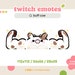 Buff Cow Emote Pack for Twitch and Discord, Cow Twitch Emotes, Strong ...
