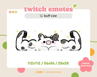 Twitch Emotes-cow Emotes Set 9 - Etsy