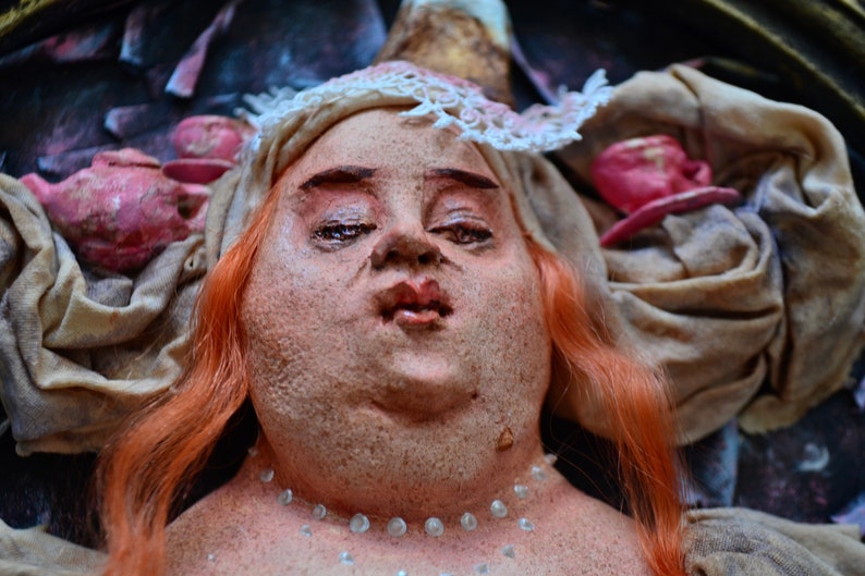 OOAK Collectible Art Doll | Handcrafted Unique Character “madame Tea ...