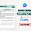 Dog Grooming Matted Hair Release Form | Printable Matted Hair Consent ...