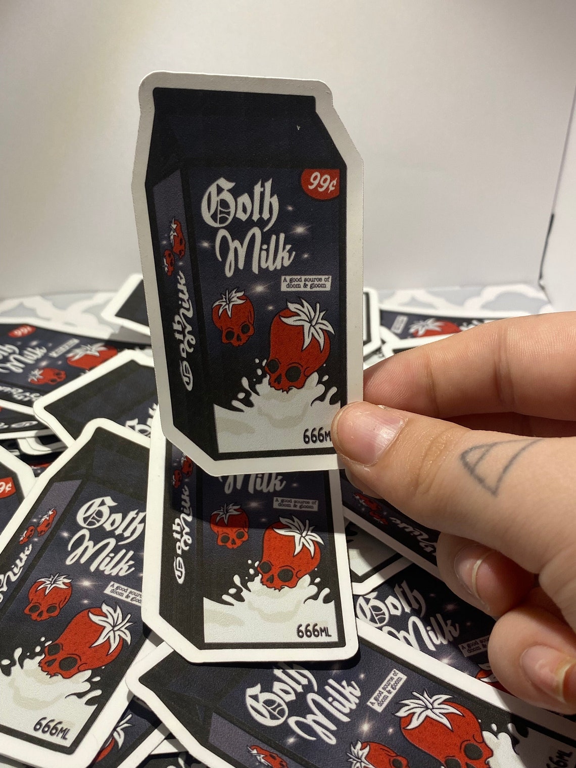 Goth Milk / Sticker / Matte - Etsy