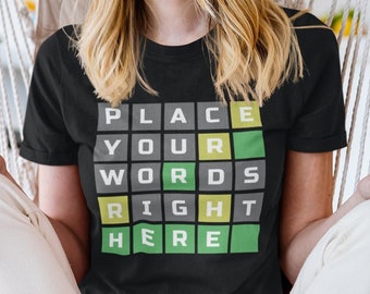 Wordle T Shirt - Etsy