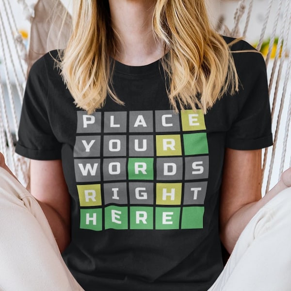Custom Wordle Shirt - Etsy