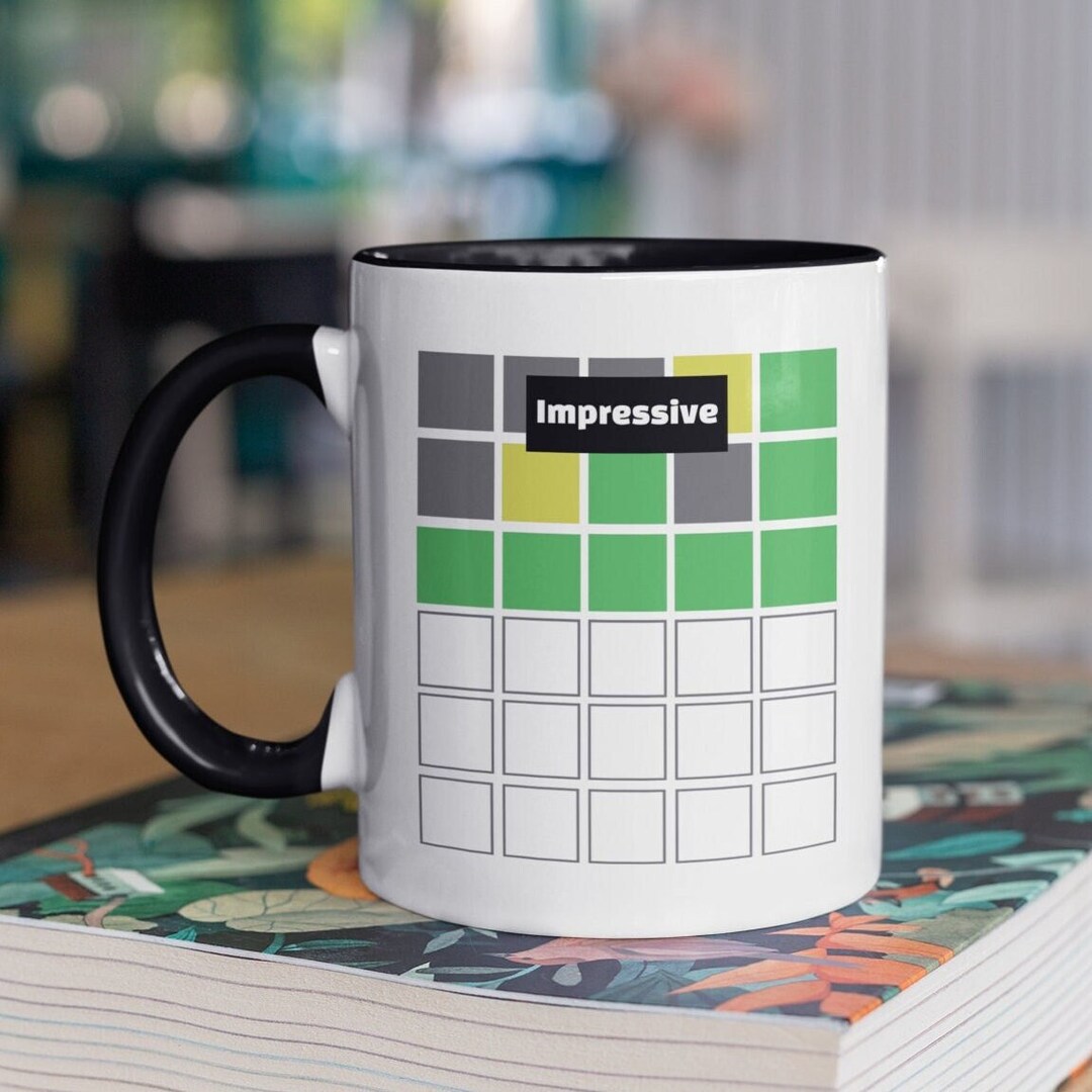 Wordle Mug Impressive Results Coffee Mug Inspired by Wordle Teacher ...