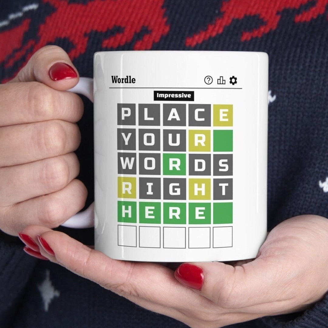 Custom Wordle Mug | Large Personalized Coffee Mug - Etsy