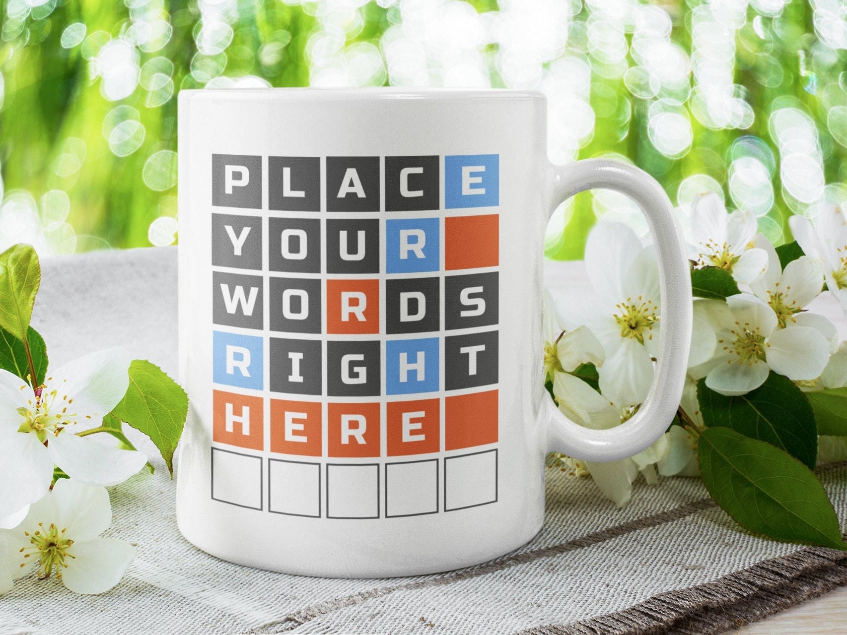 Wordle Mug | High Contrast Mode | Color-Blind Wordle | Dark Mode sold ...
