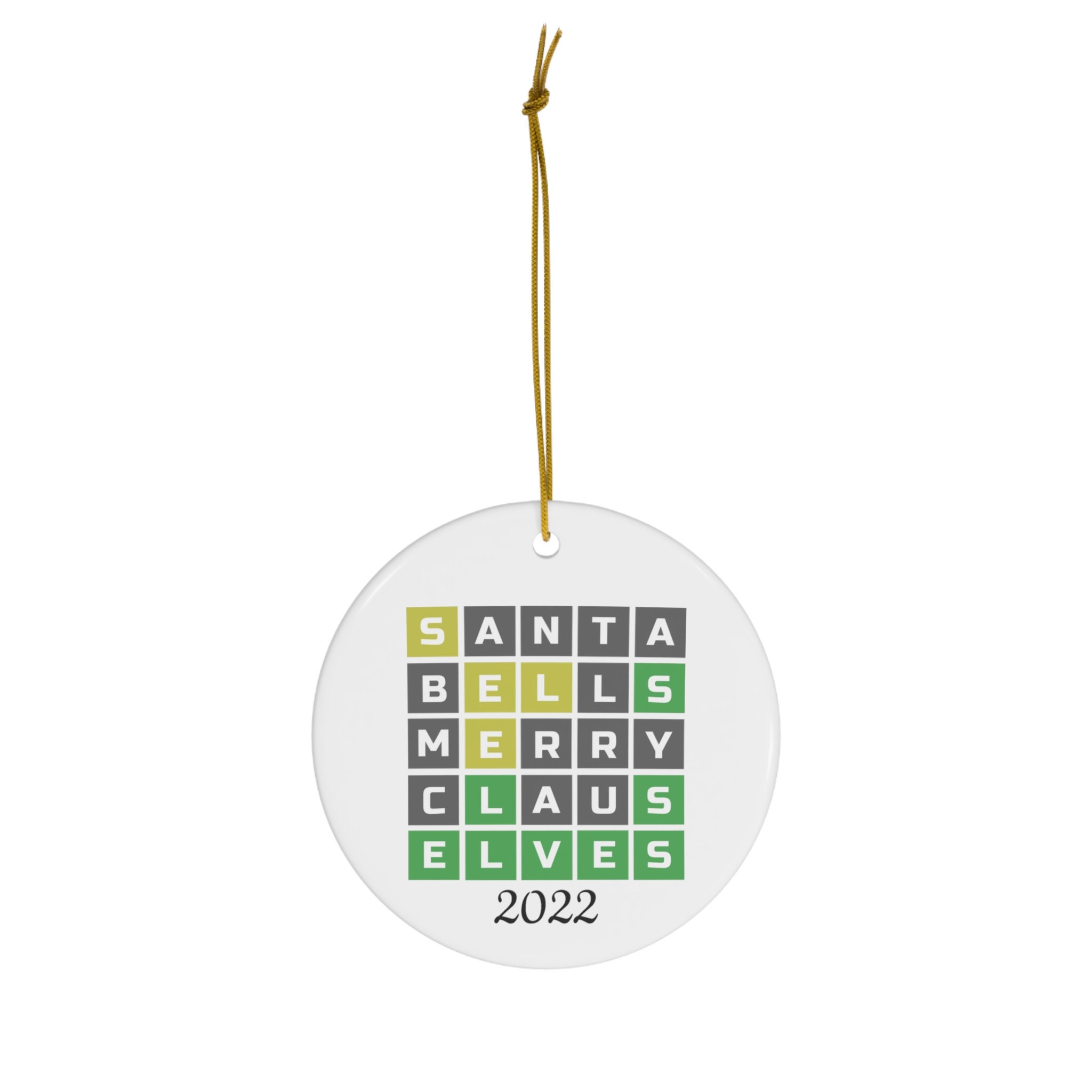 Wordle Ornament | Wordle Christmas Gift | Funny Wordle Lover Gift 2022 ...