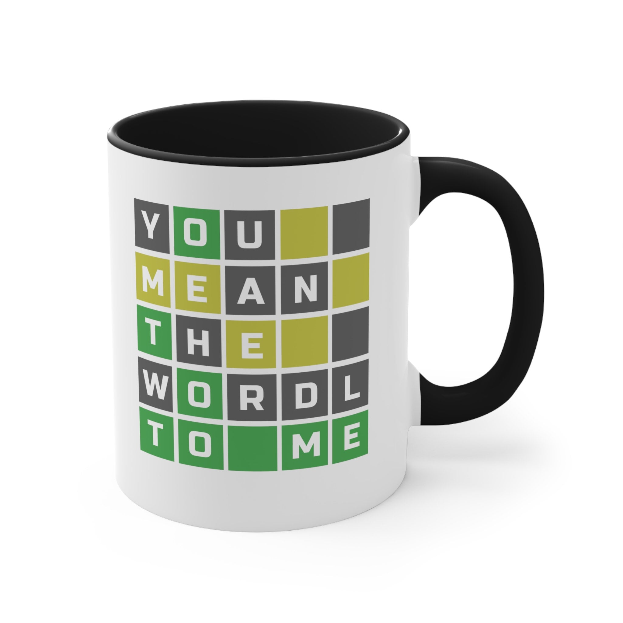 Wordle Coffee Mug | "You Mean the Wordle to Me" | Valentines Day Gift ...