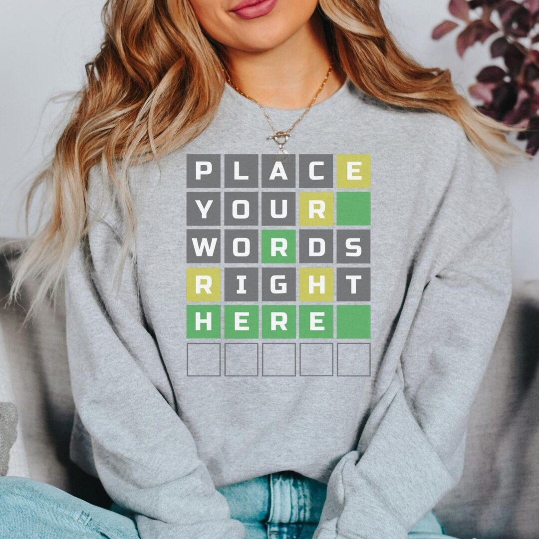 Custom Wordle Sweatshirt | Personalized Unisex Shirt | Teacher Gift - Etsy