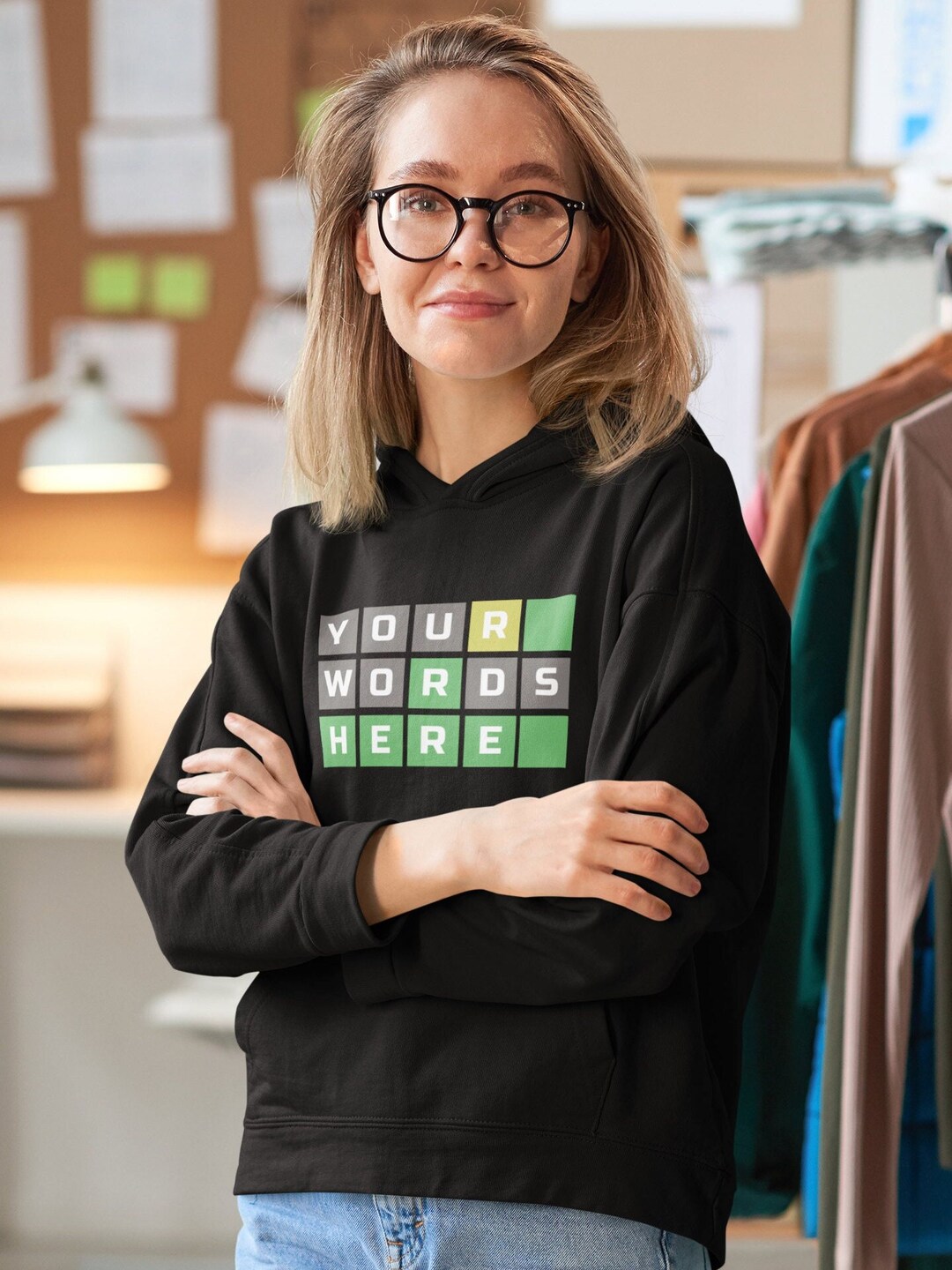 Custom Wordle Hoodie Unisex Personalized Hooded Sweatshirt - Etsy