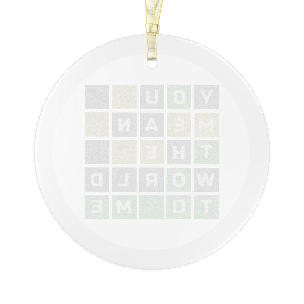 Personalized Wordle Glass Ornament Custom Wordle Gift - Etsy