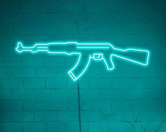 Ak 47 Led Sign - Etsy