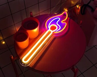 Flame Neon Sign - Etsy