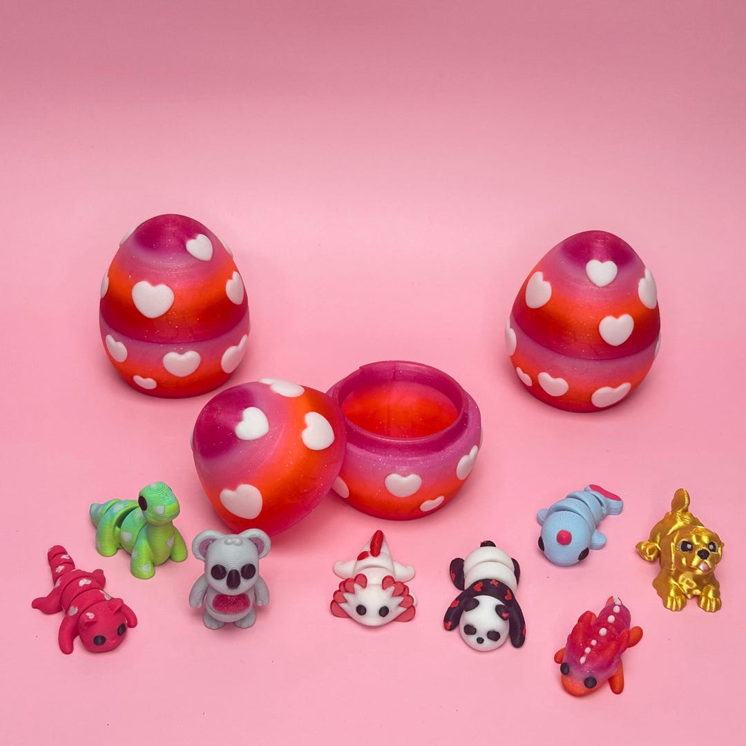 Surprise Egg, Fidget Animals, Mystery Egg, Blind Box Fidgets, Heart Egg ...