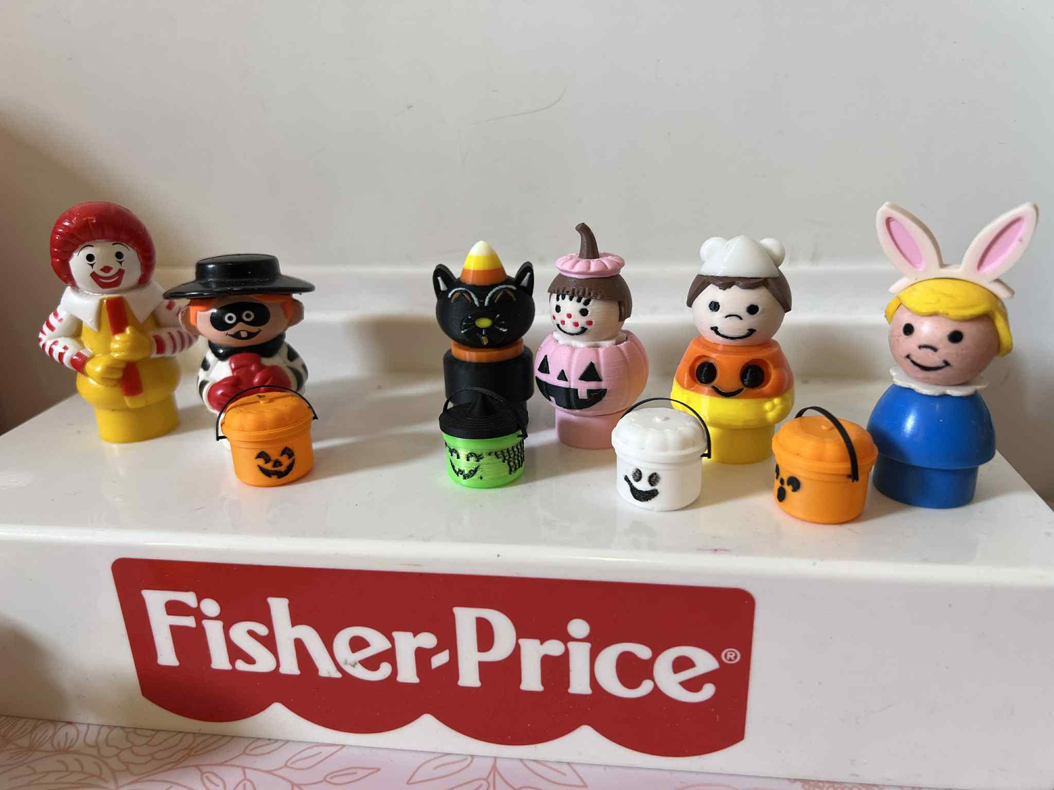Vintage Little People Styled 3D Miniature Toys - Etsy