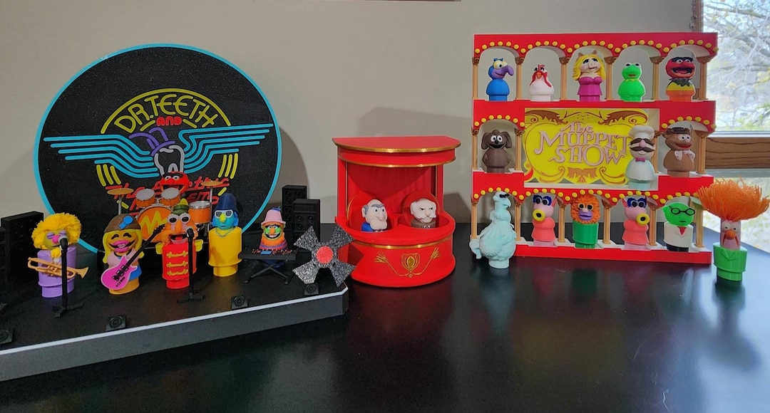 Vintage Style Little People Muppet Figures - Etsy