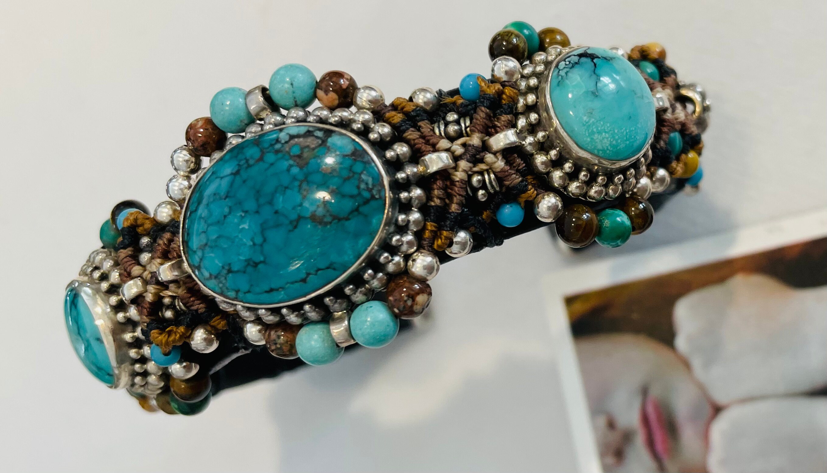 Isha Turquoise Cuff - Etsy