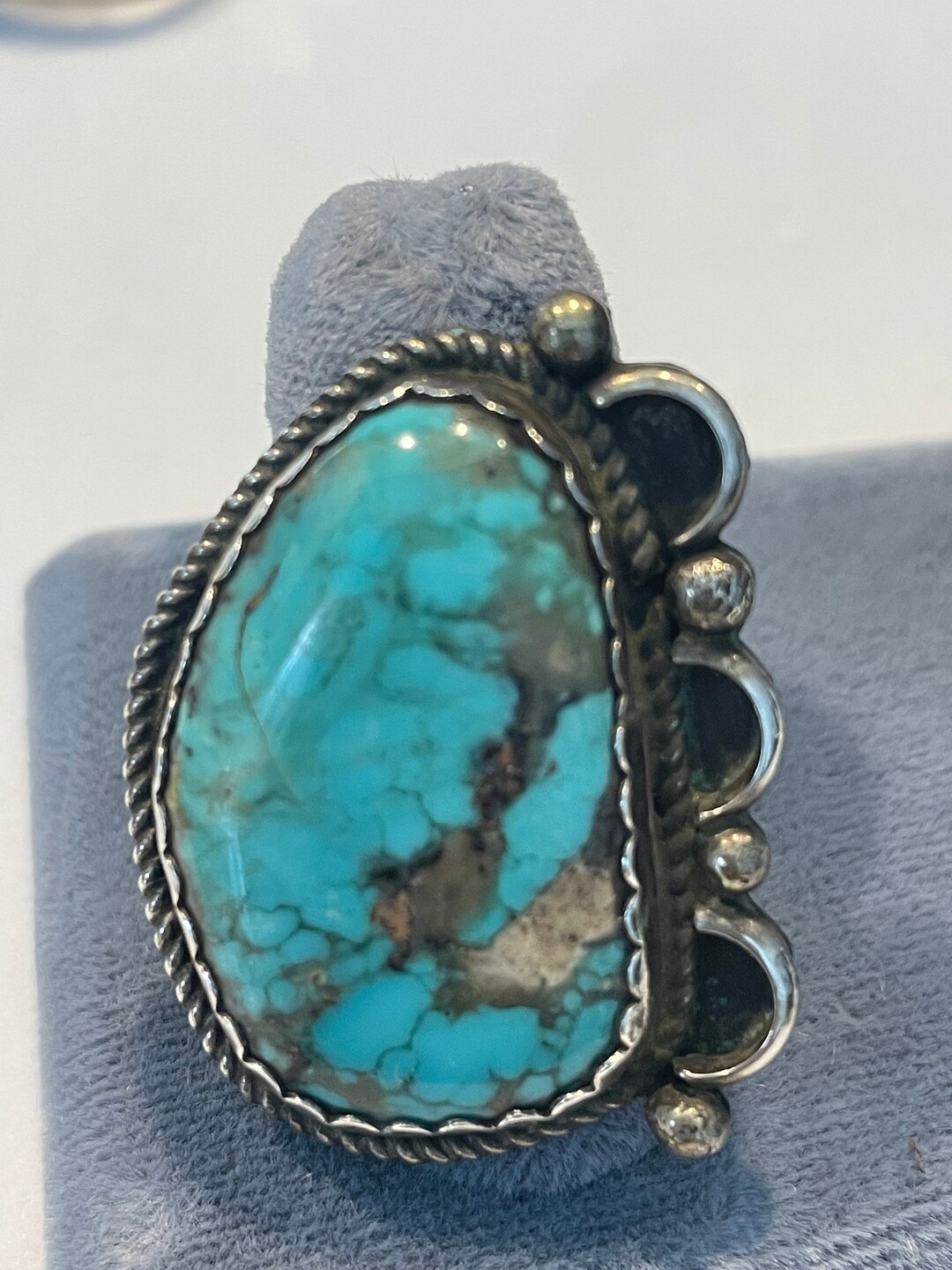 American Indian Turquoise Ring - Etsy