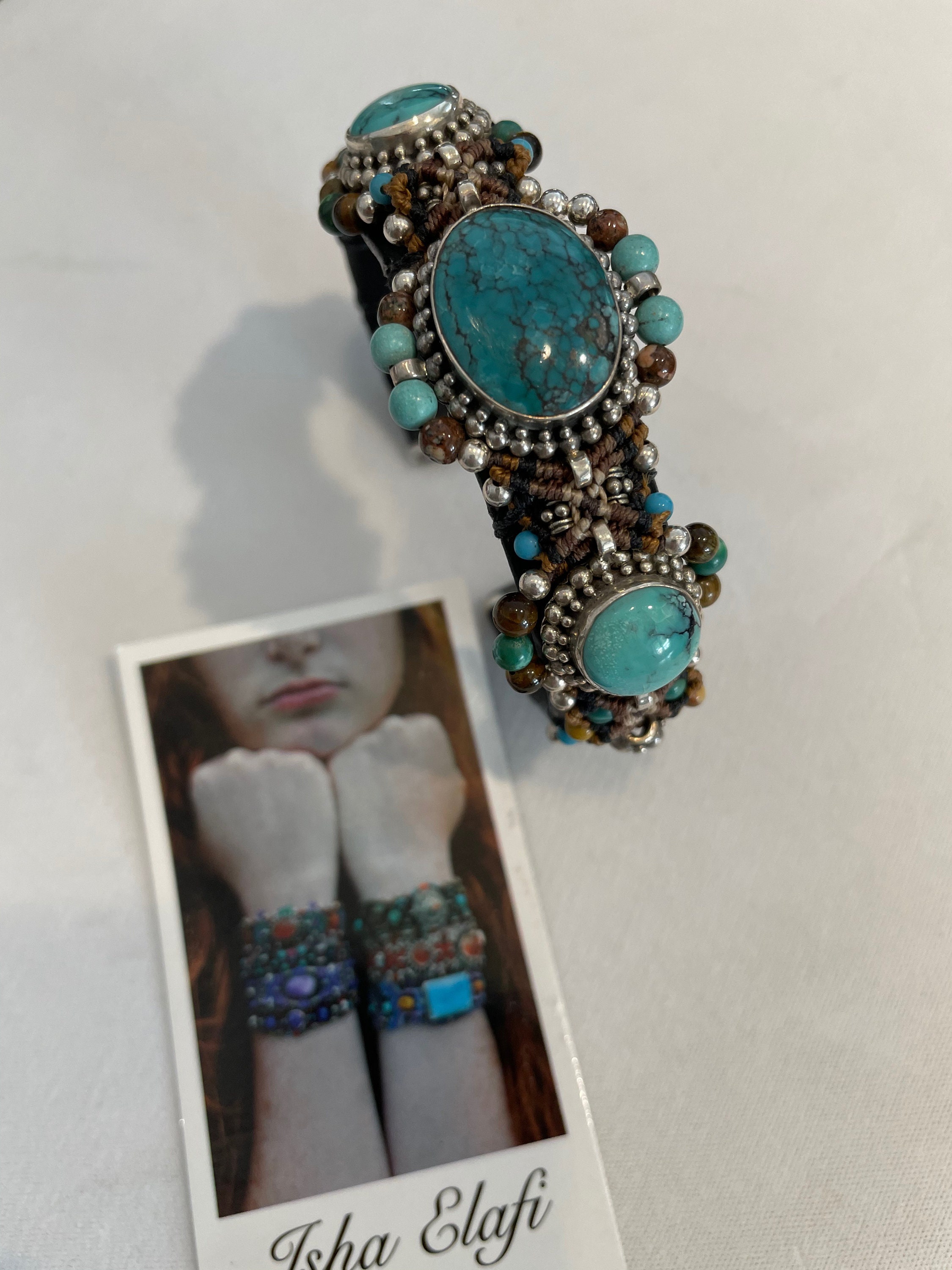 Isha Turquoise Cuff - Etsy