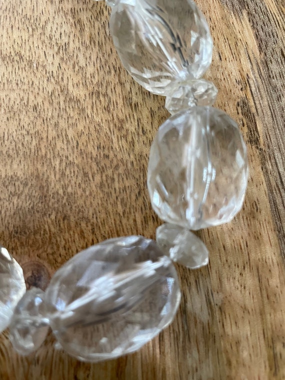 Vintage Crystal Bead Necklace - Gem