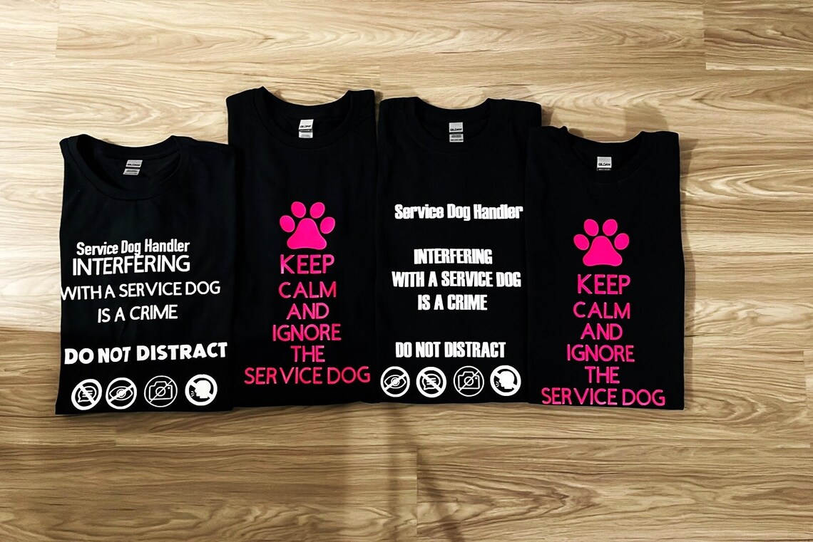 Service Dog Handler Shirts - Etsy