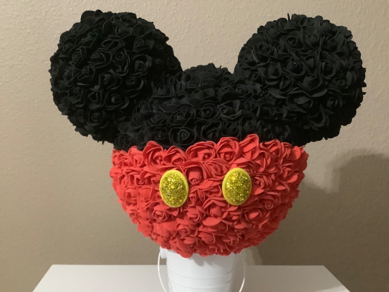 Mickey Mouse Flower Mickey Head jumbo - Etsy