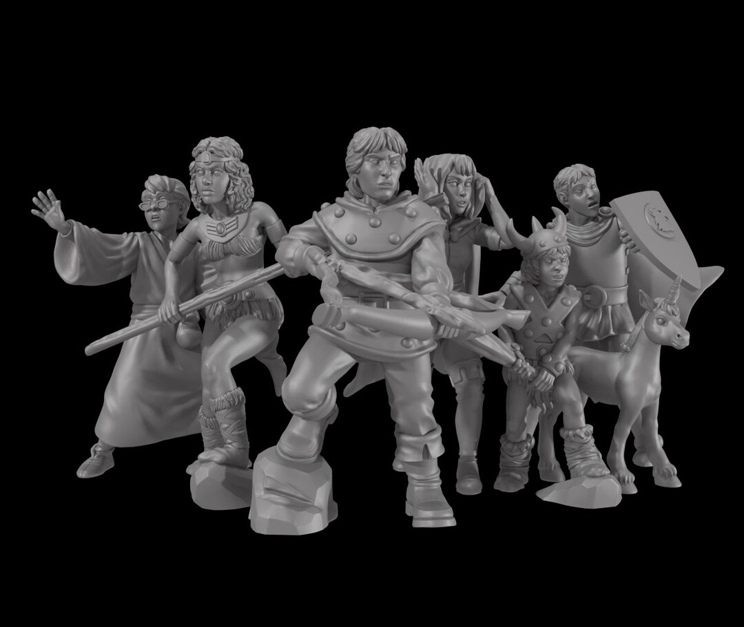 Heroquest Hero Characters, Dungeons and Dragons 80's Cartoon Variants ...