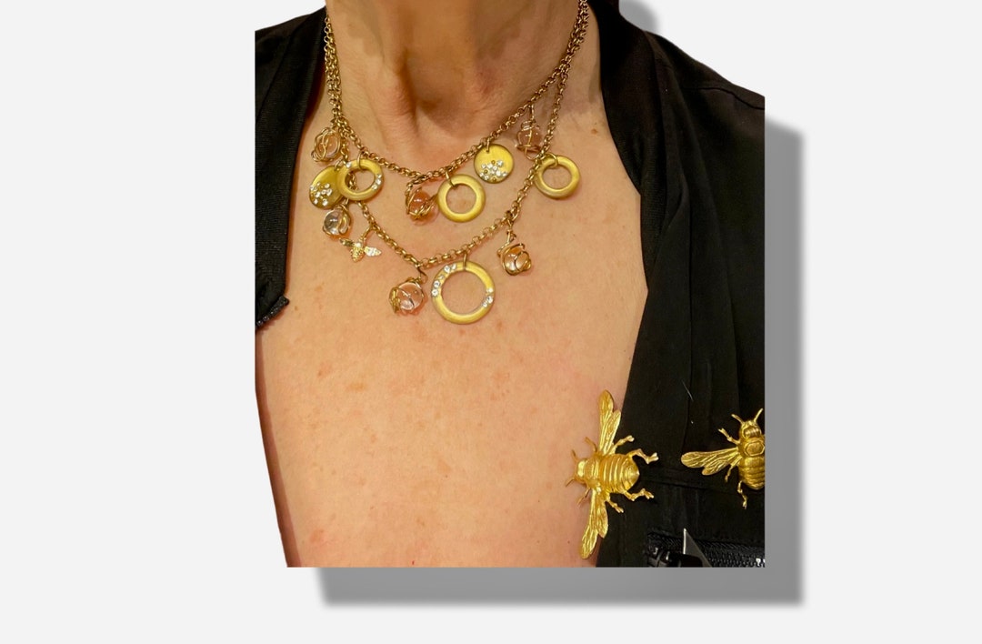 POOLS OF LIGHT Brenda Pye Design -beautifully Repurposed Goldtone ...